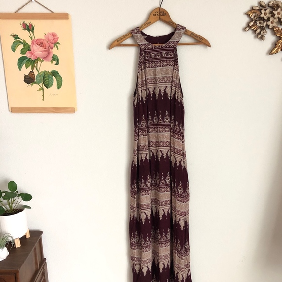 EARTHBOUND | Dresses | Earthbound Trading Co Earthtone Boho Maxi Dress ...